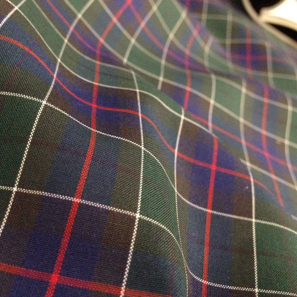 Tartan Fabrics | Lightweight 100% Cotton Tartan Fabric | Acorn UK